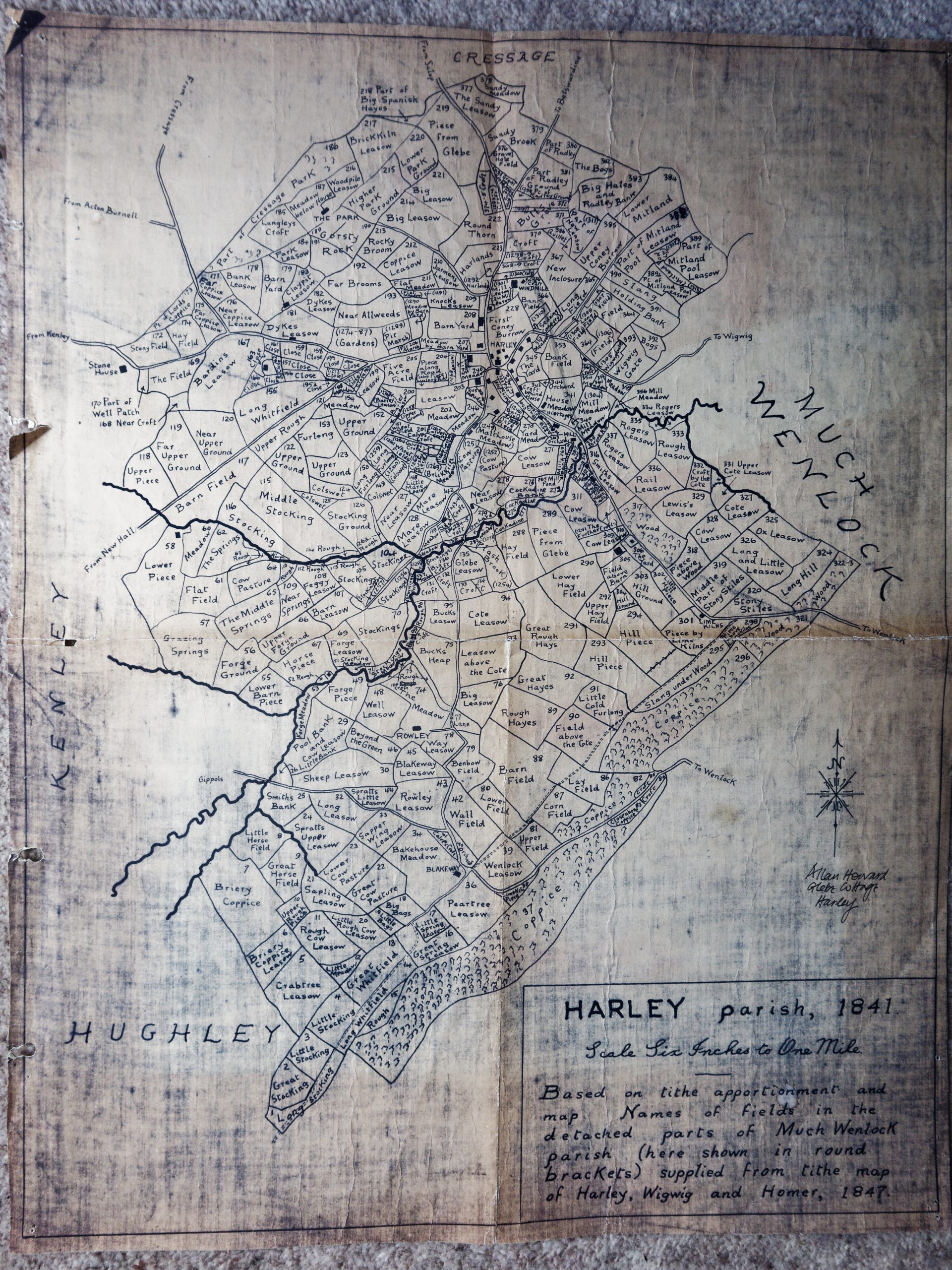 31. The Tithe Map of 1842 - The Harley Story